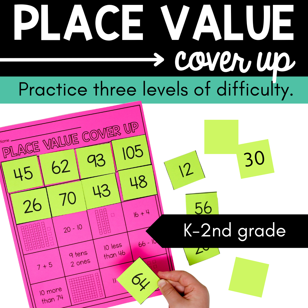 Place Value Cover Up - Science of Reading Formula