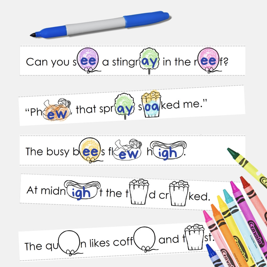 Secret Summer Sentences - Science of Reading Formula