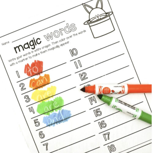 Handwriting Activity Sheets – Science of Reading Formula