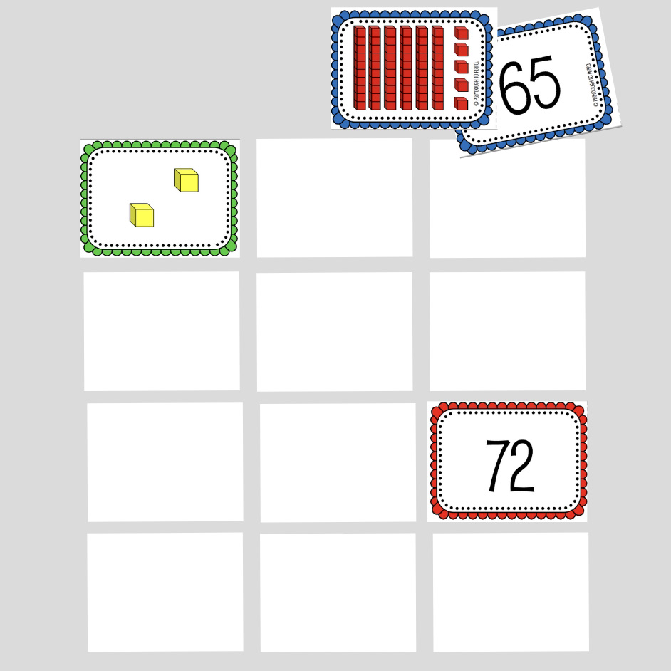 Place Value Concentration - Science of Reading Formula