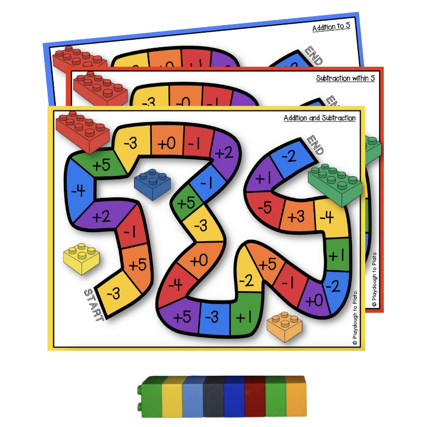 LEGO Addition and Subtraction - Science of Reading Formula