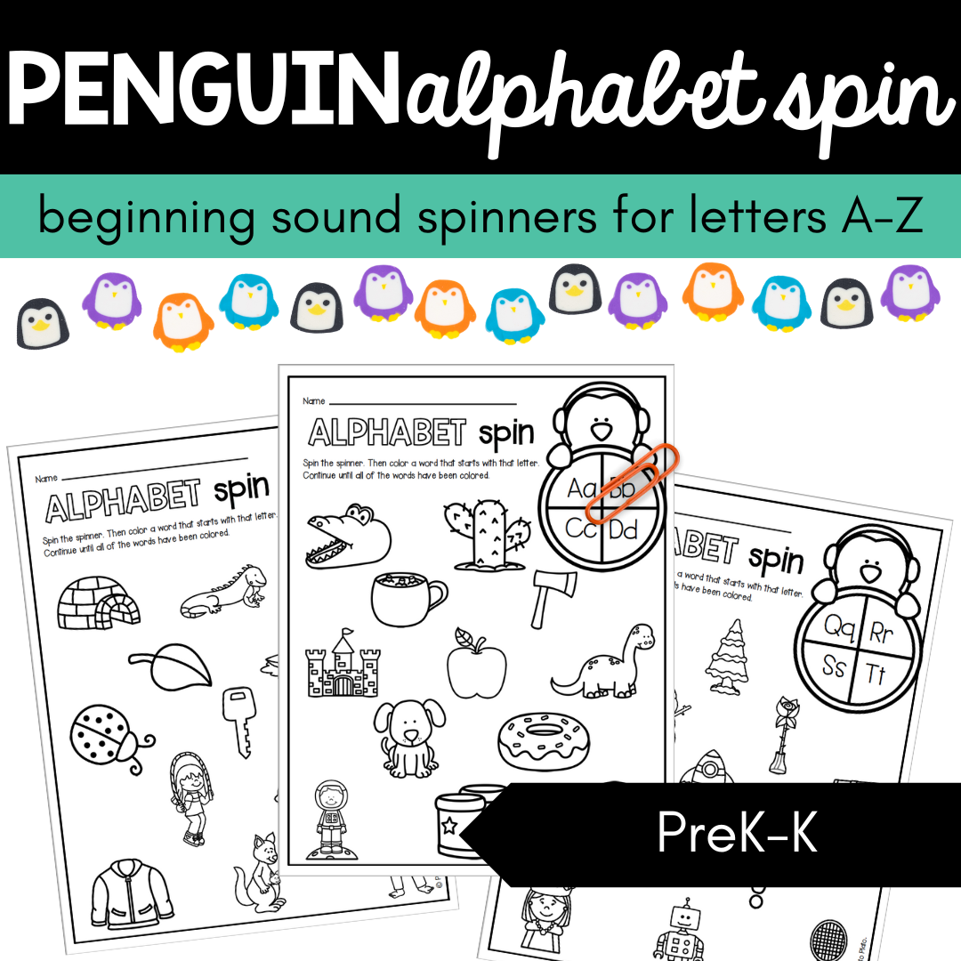 Penguin Alphabet Spin - Science of Reading Formula