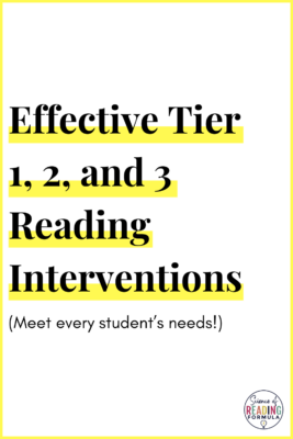 #50: Effective Tier 1, 2, and 3 Reading Interventions - Science of ...